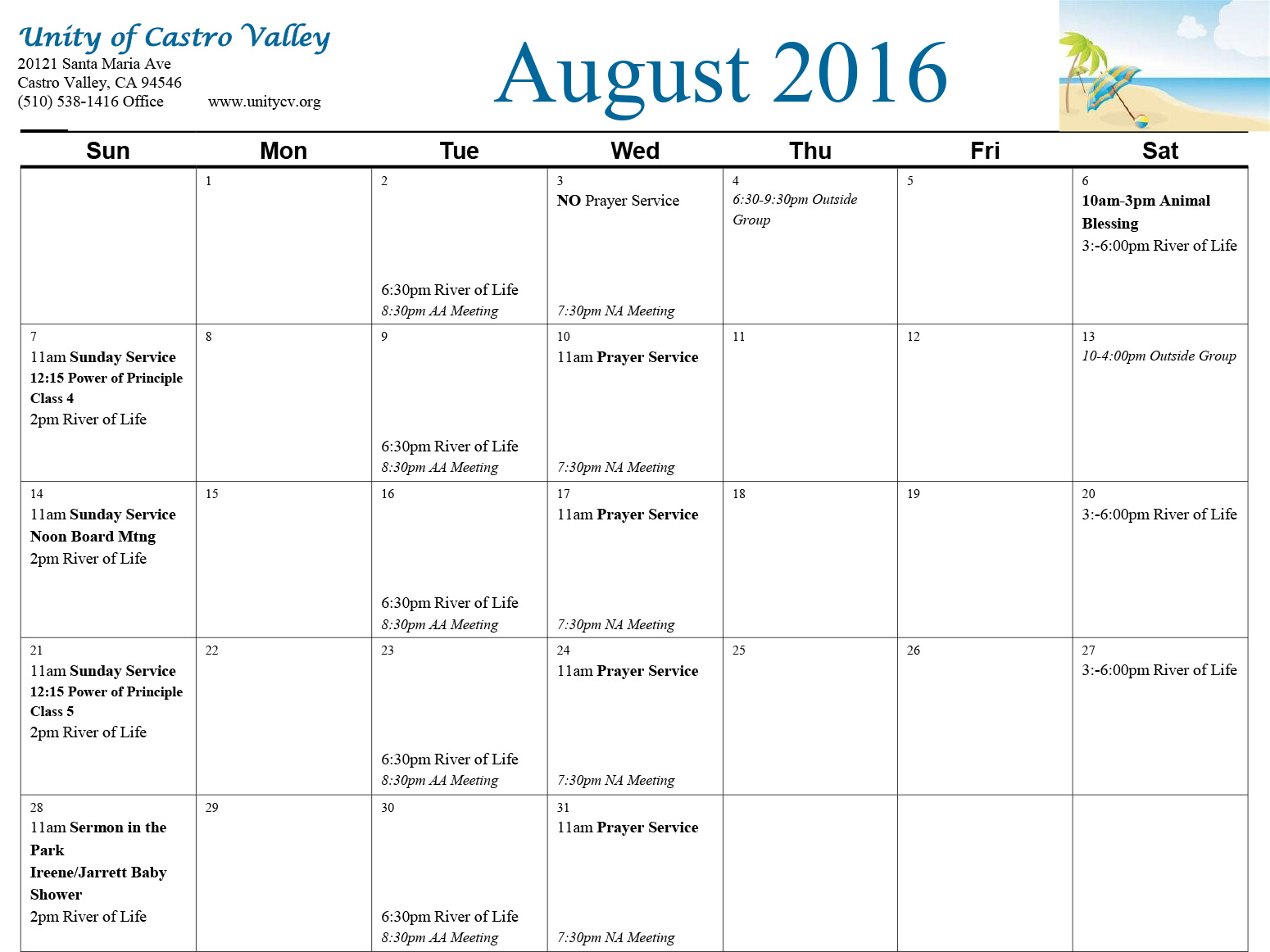 Unity Church of Castro Valley