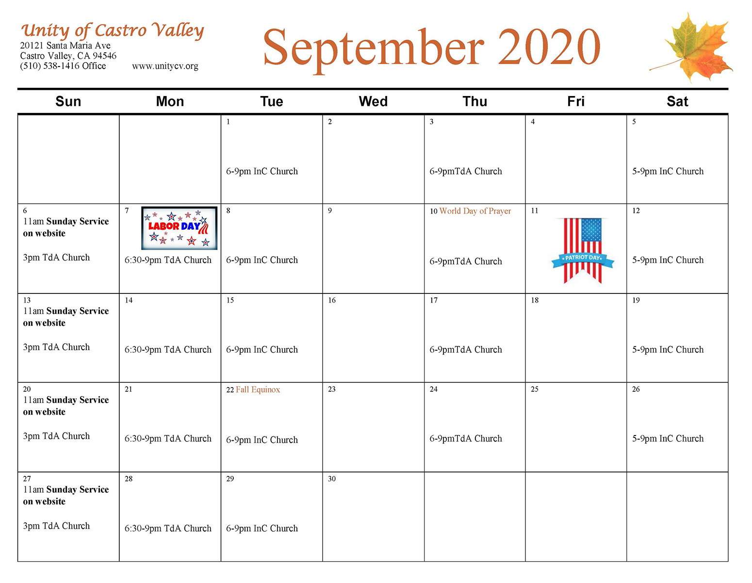 Unity Church of Castro Valley